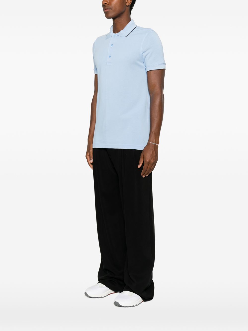 TOM FORD Tom Ford Piquet Cotton Polo Shirt